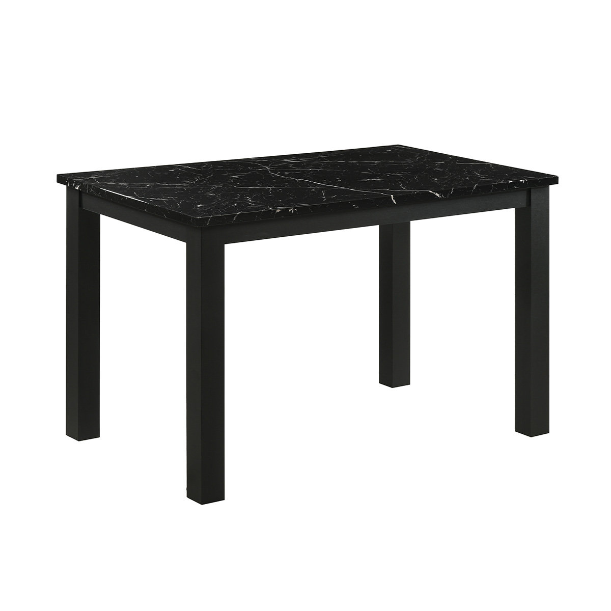 Finesse Edgeways Black + Rectangular + Wood + Dining table - Wayfair Canada