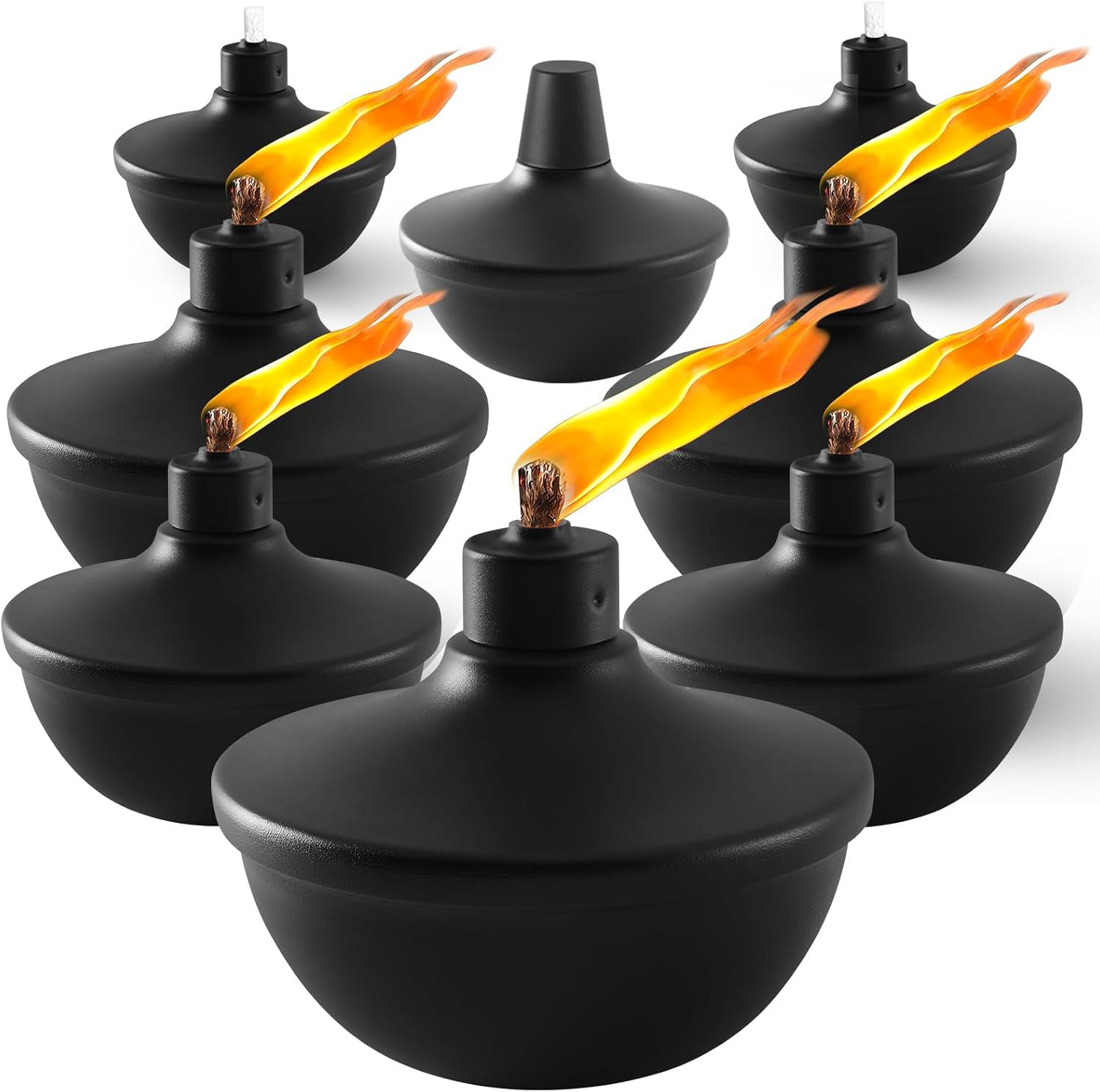 Stock Preferred 8-pack Metal Tabletop Torches | Wayfair