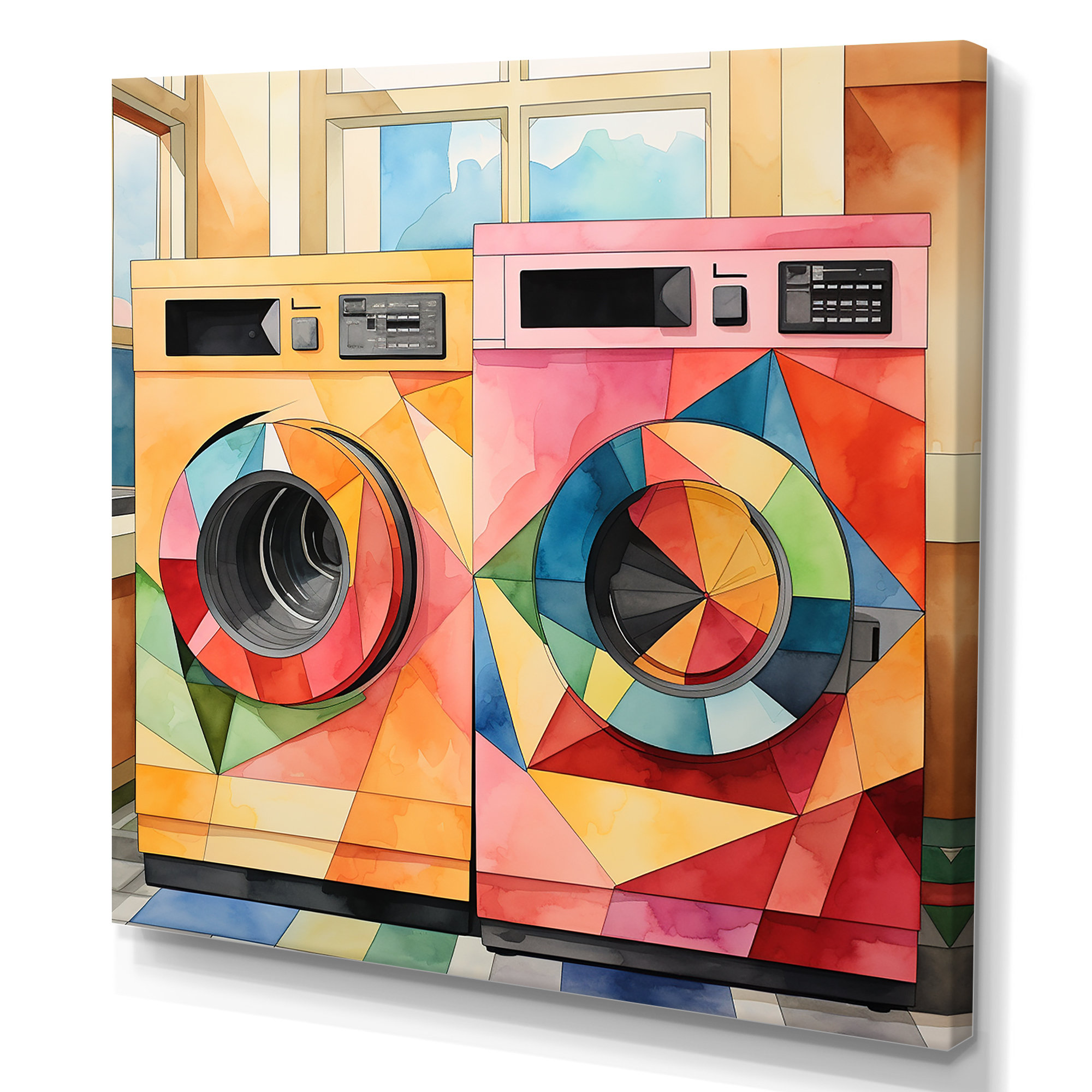 Winston Porter Washing Machines Laundry Day 1 - Laundry Wall Art | Wayfair