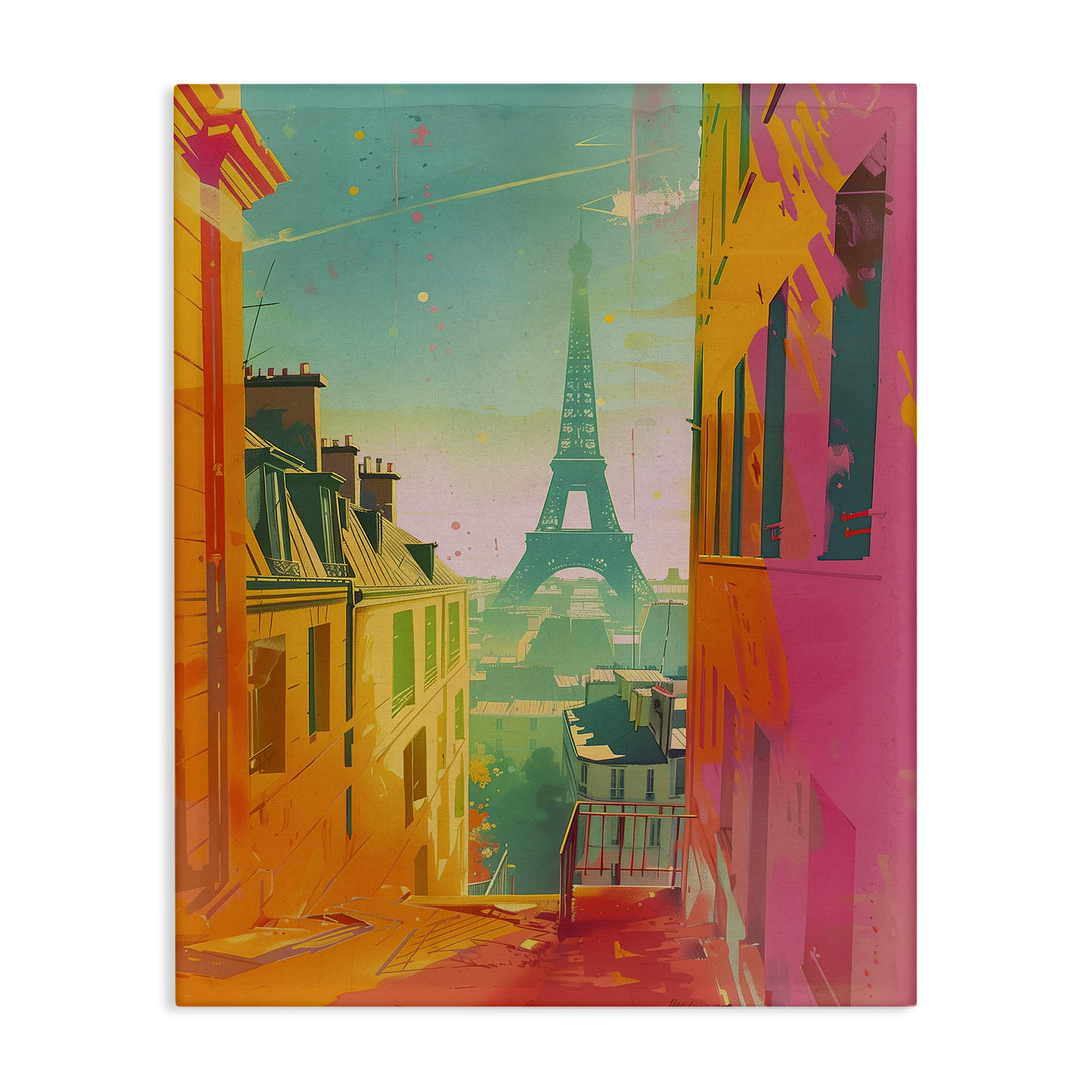 Winston Porter Modern Paris Tower Canvas Wall Art by Sasha | Wayfair