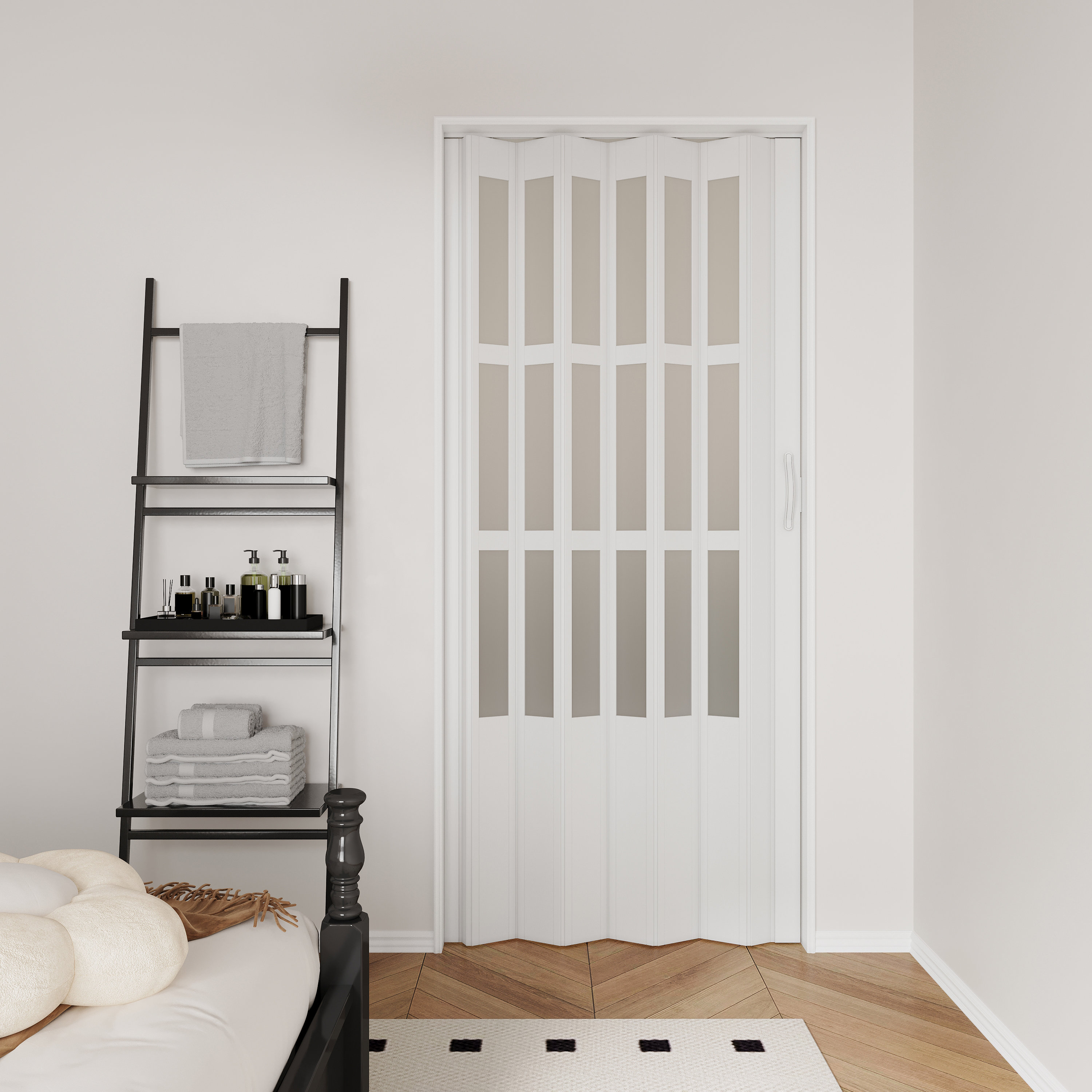 Win Stellar 24''-38''W PVC Accordion Door & Reviews | Wayfair