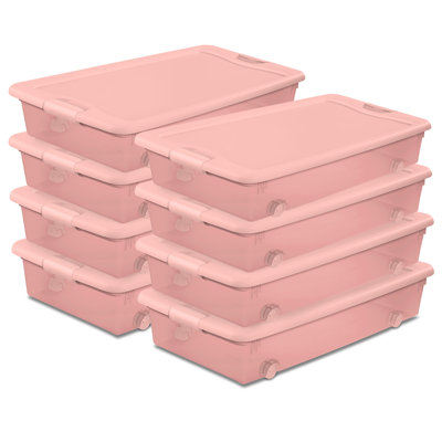 pink plastic box