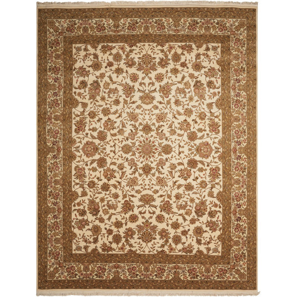 Darby Home Co Bilbrey Handmade Ivory Area Rug | Wayfair