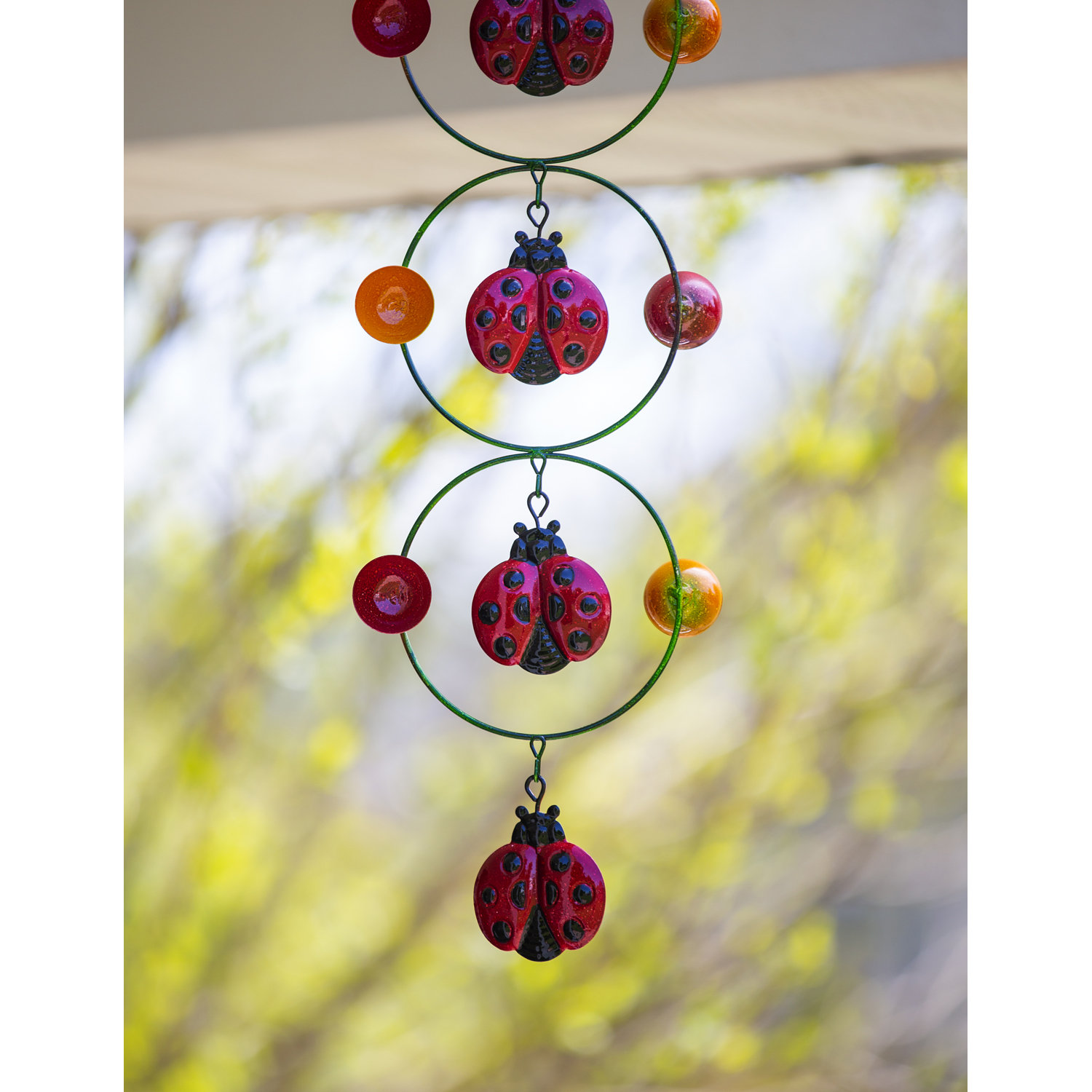 Arlmont & Co. Lady Bug Windmill | Wayfair