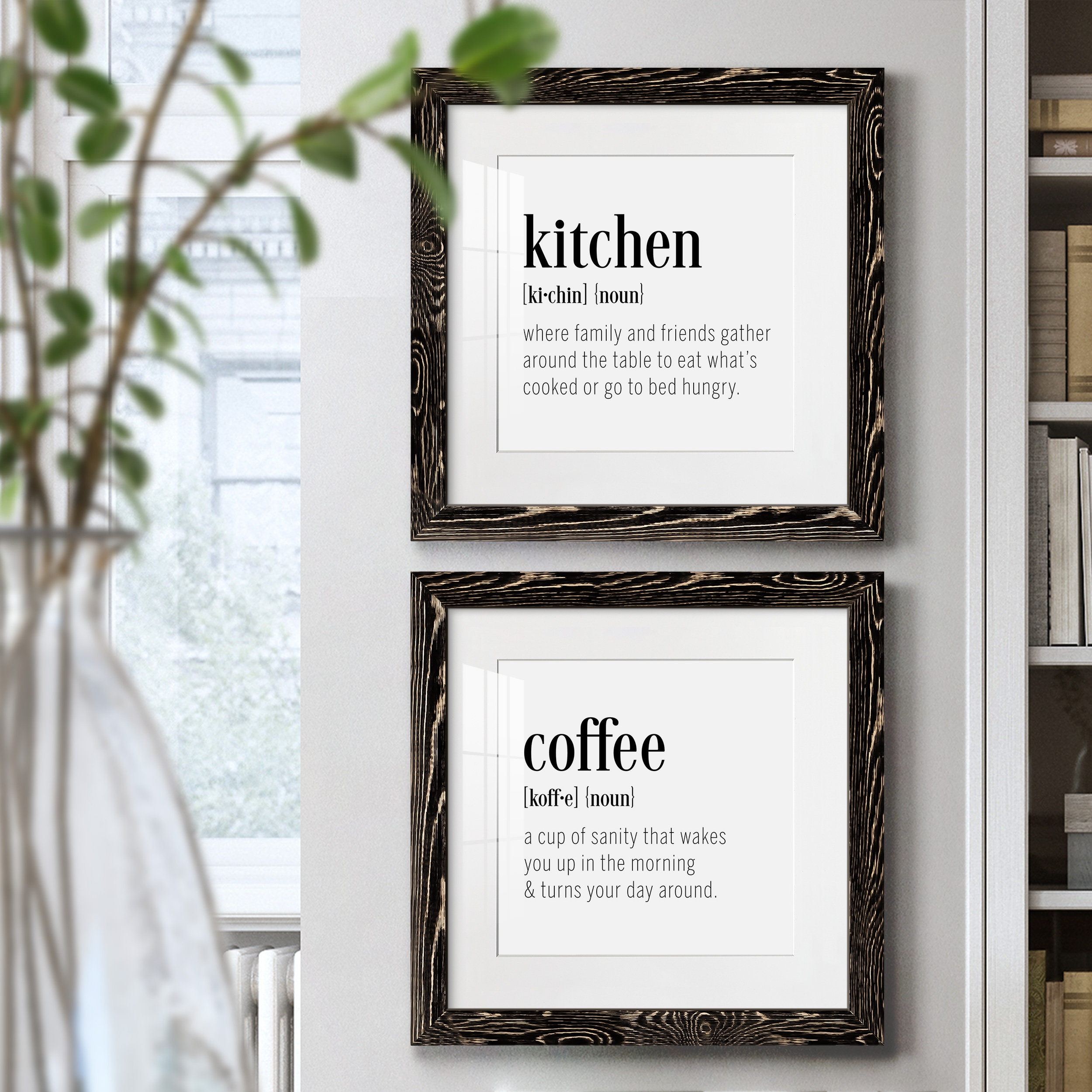 Trinx Kitchen Definition - 2 Piece Picture Frame Textual Art Set | Wayfair