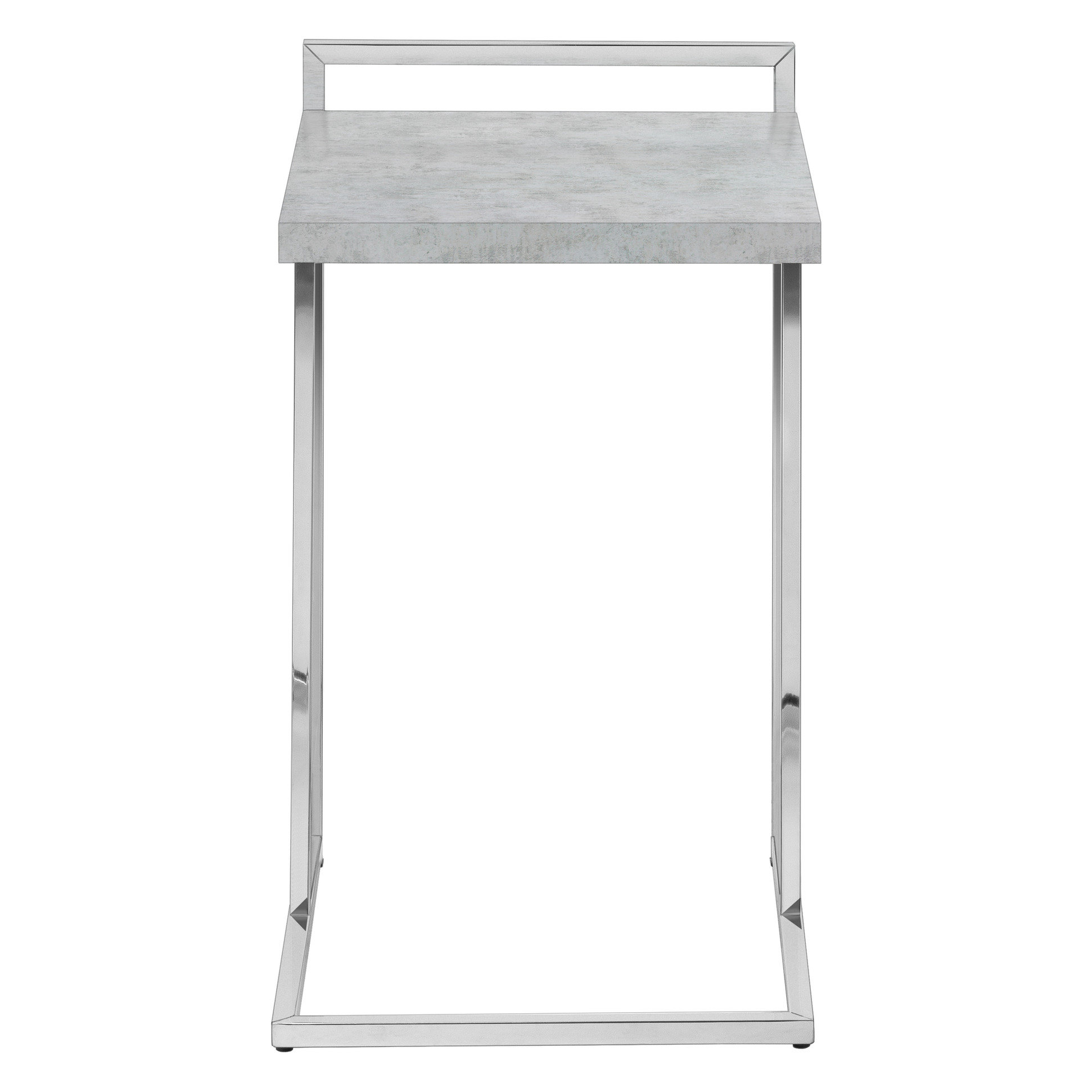 Ebern Designs Modern End Table With Grey Laminate Platform And Strong ...