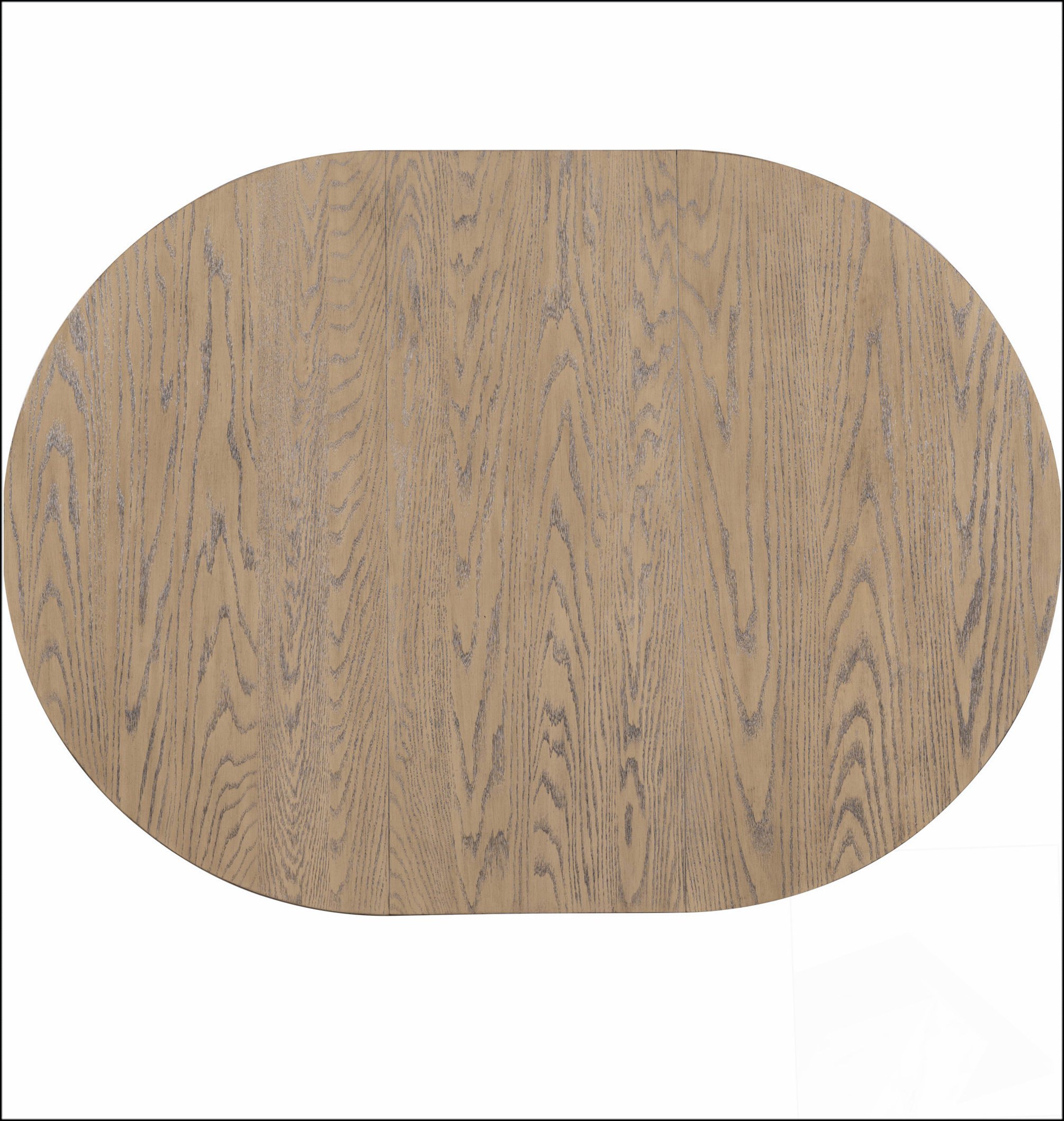 Gracie Oaks Farmhouse Round Extendable Dining Table with 16" Leaf Wood ...