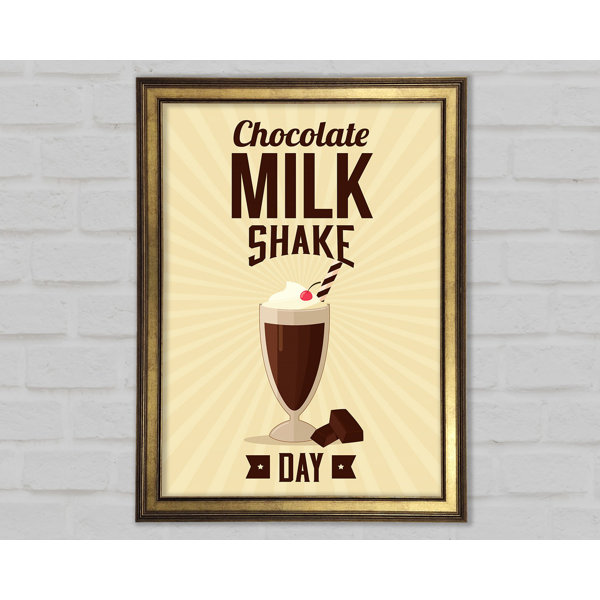 Happy Larry Chocolate Milk Shake Day - Single Picture Frame Art Prints ...