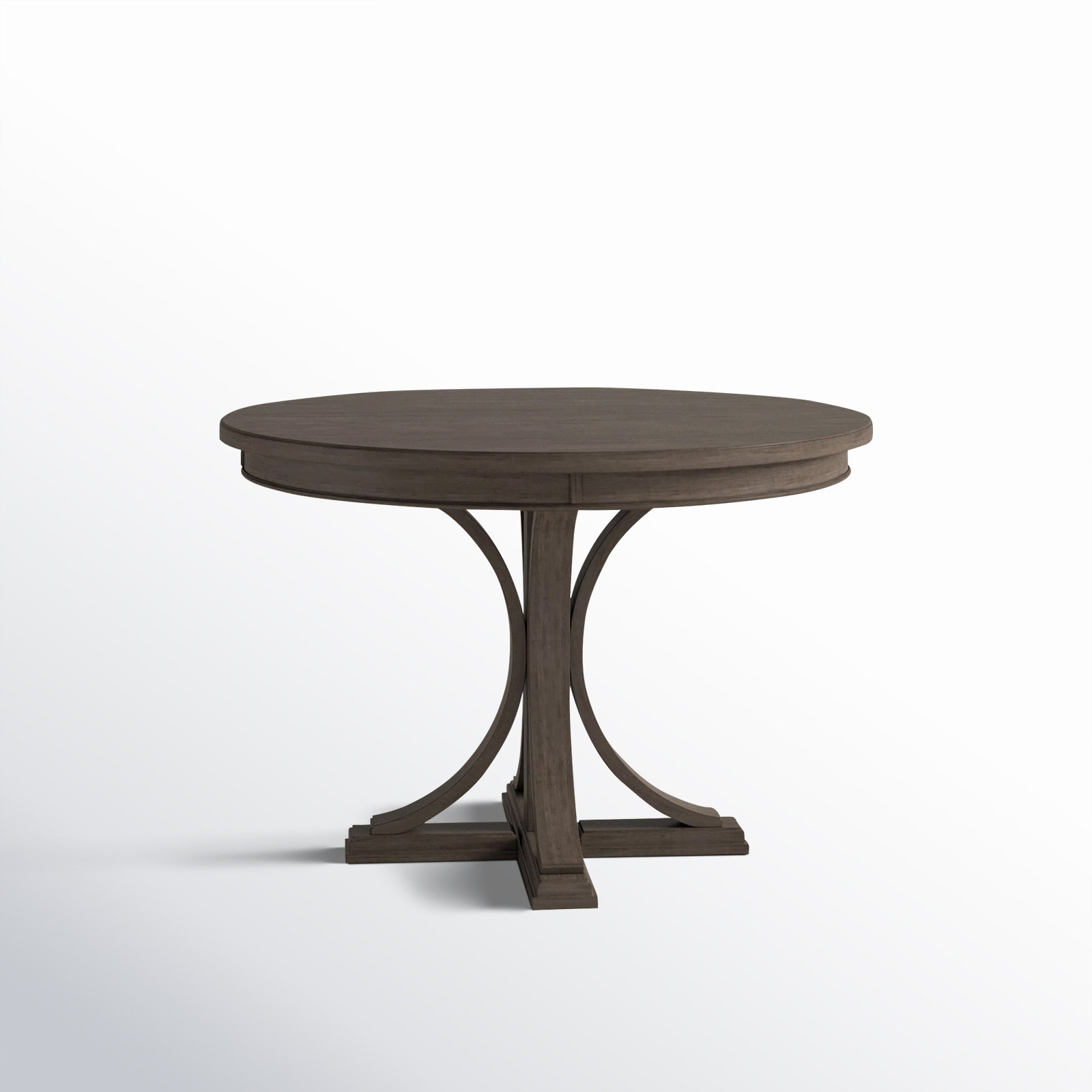 Madison Park Signature Helena Round Wood Pedestal Dining Table ...