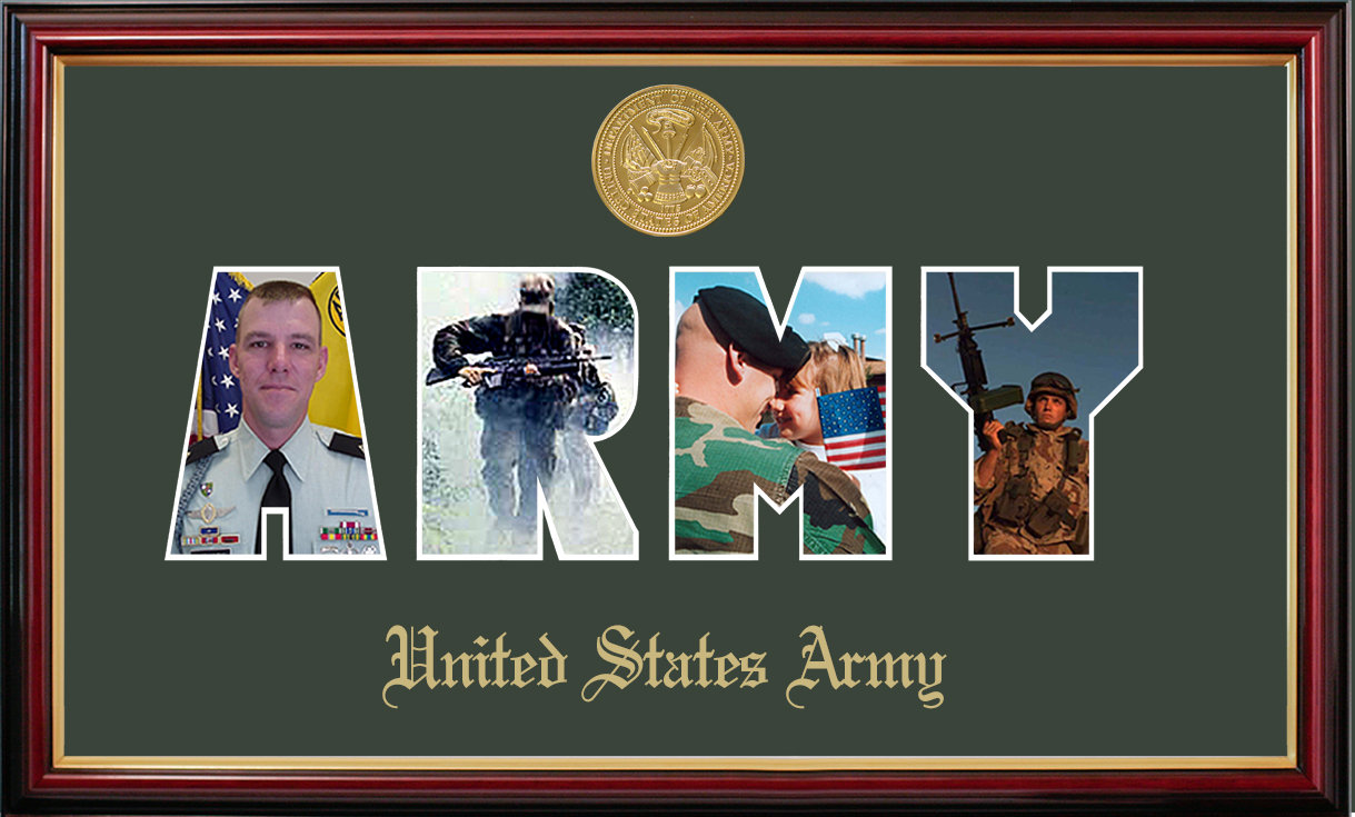 Patriot Frames Army Collage Photo Petite Picture Frame - Wayfair Canada