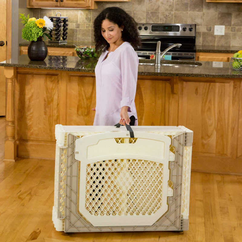 Toddleroo by North States Superyard Travel 8 Panel Play Yard & Reviews ...