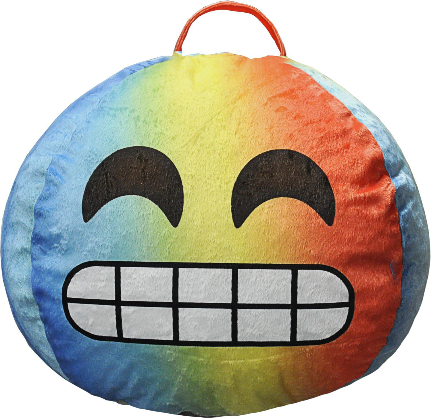 Wrought Studio Emoji Pals Emoji Flawless Bean Bag, Tye Dye - Wayfair Canada