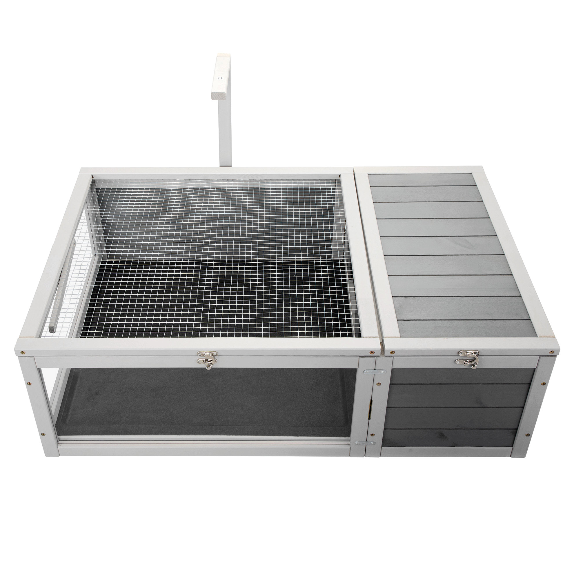 Tucker Murphy Pet™ Tortoise House Wooden Turtle Habitat With Removable ...