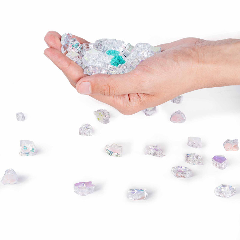 Celestial Fire Glass 1/4" Thick Iridescent Rainbow Tempered Fire Pit ...