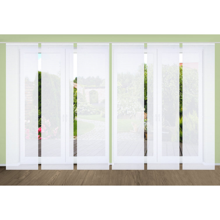 East Urban Home Polyester Semi Sheer Track Insert Sliding Panel ...