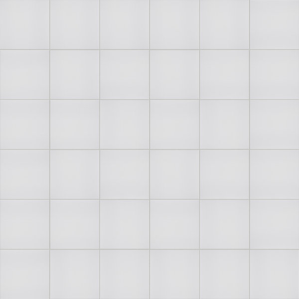 Merola Tile Textile Basic White 9-3/4'" x 9-3/4" Porcelain Wall & Floor ...