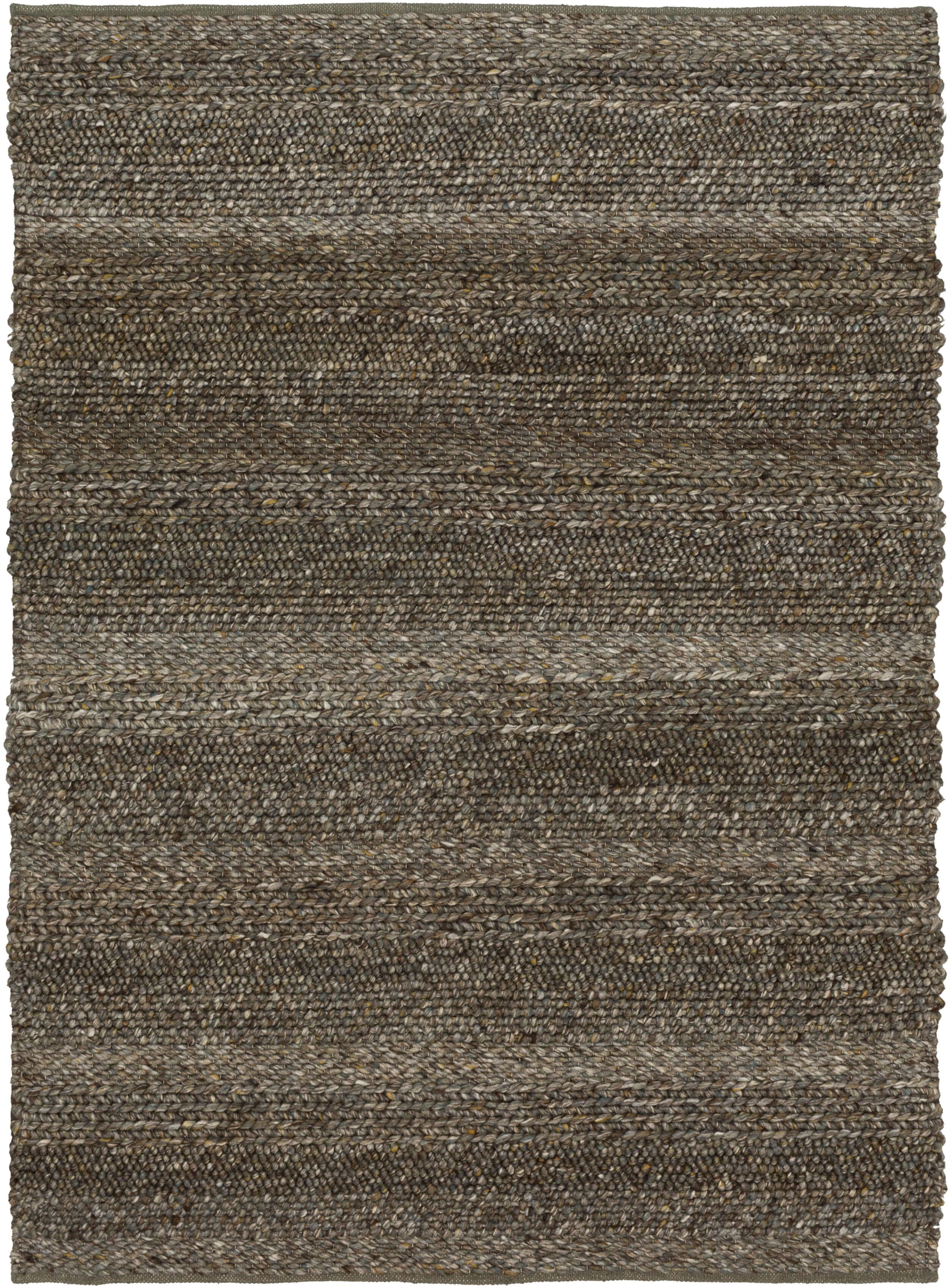Foundry Select Parodos Brown Casual Solid Area Rug | Wayfair