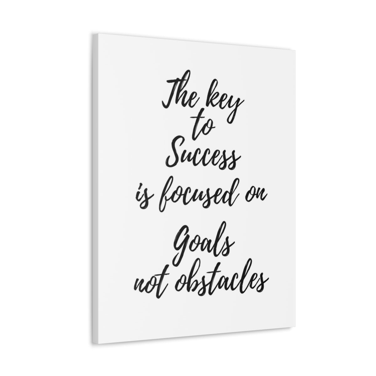 Trinx Inspirational Wall Art Focused On Goals Not Obstacles Motivation ...