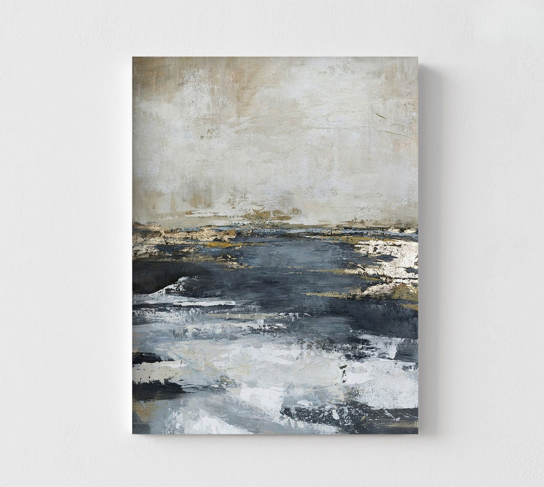 WeFrameArt Blue Bay By Design Fabrikken, Abstract Coastal Decor Idea ...