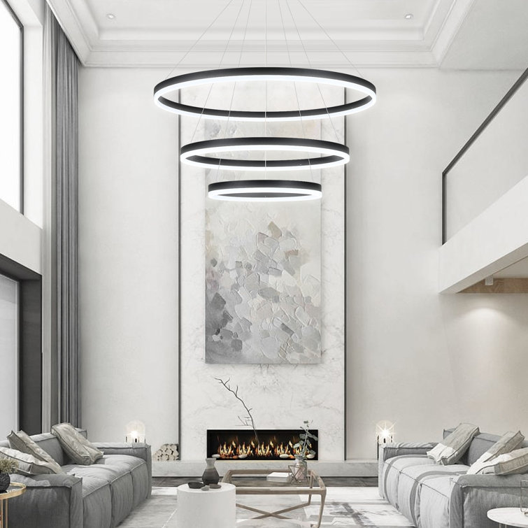 Wrought Studio Dado 3 - Light LED Tiered Chandelier & Reviews | Wayfair