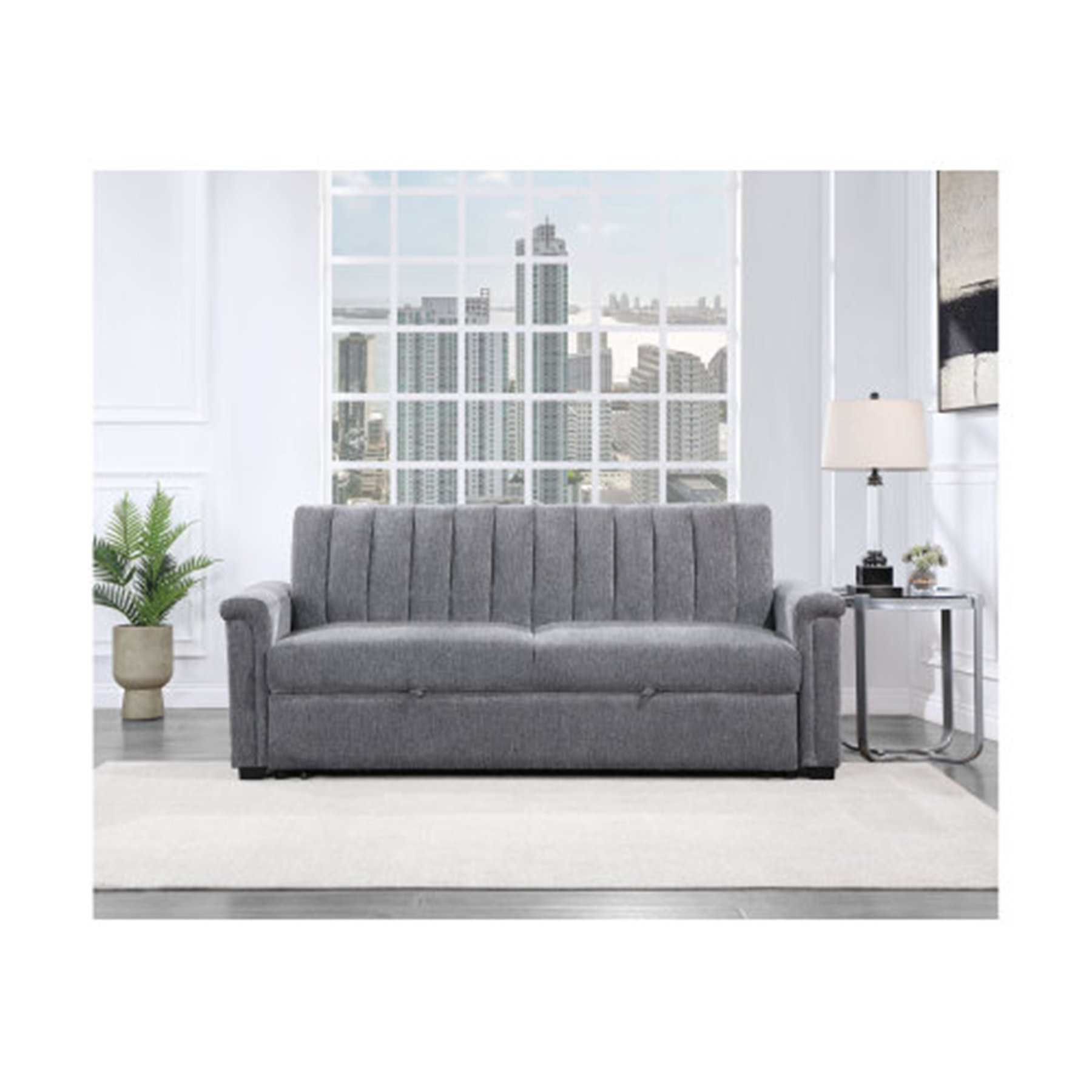 Red Barrel Studio® Dark Grey Sleeper Sofa | Wayfair