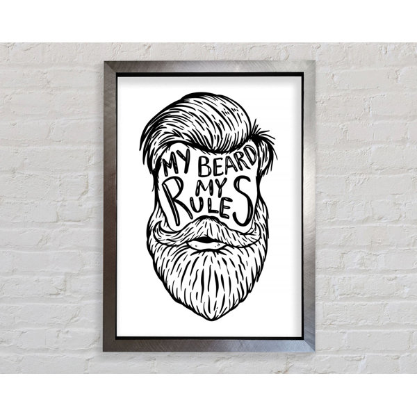 Bright Star My Beard My Rules - Print | Wayfair.co.uk