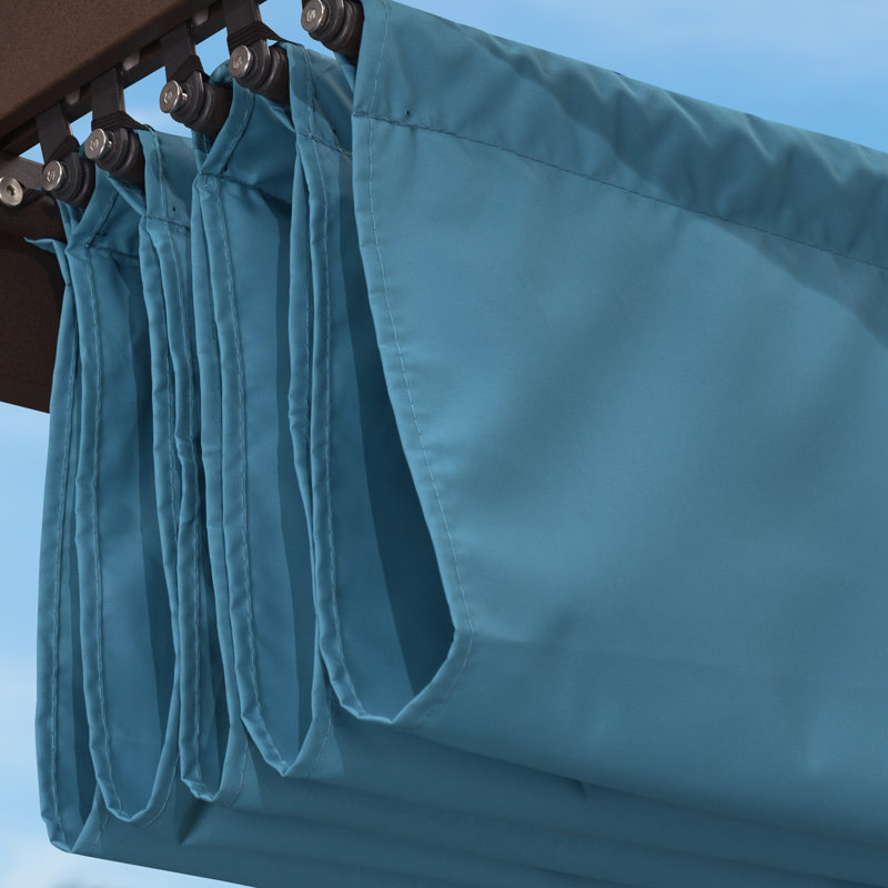 Purple Leaf Outdoor Retractable Pergola Replacement Canopy & Reviews ...