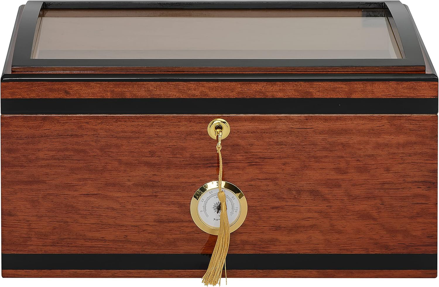 Red Barrel Studio® Cataneo Wood Cigar Humidor | Wayfair