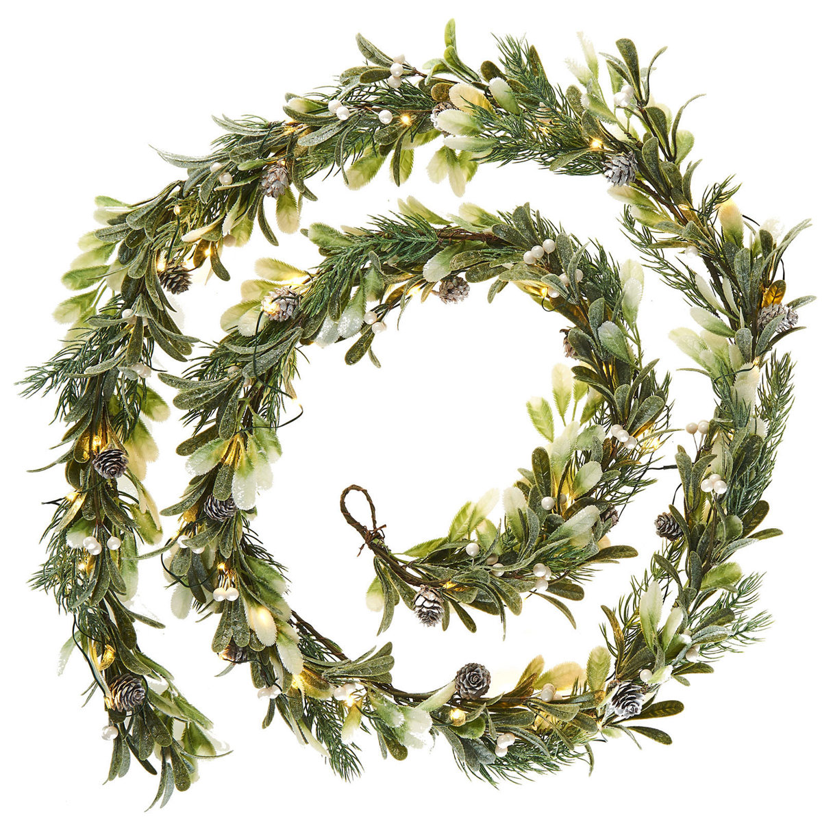 The Seasonal Aisle 20.32cm Garland & Reviews | Wayfair.co.uk