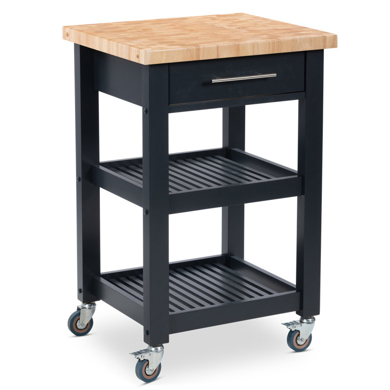 Prep & Savour Solid Wood Kitchen Cart & Reviews | Wayfair