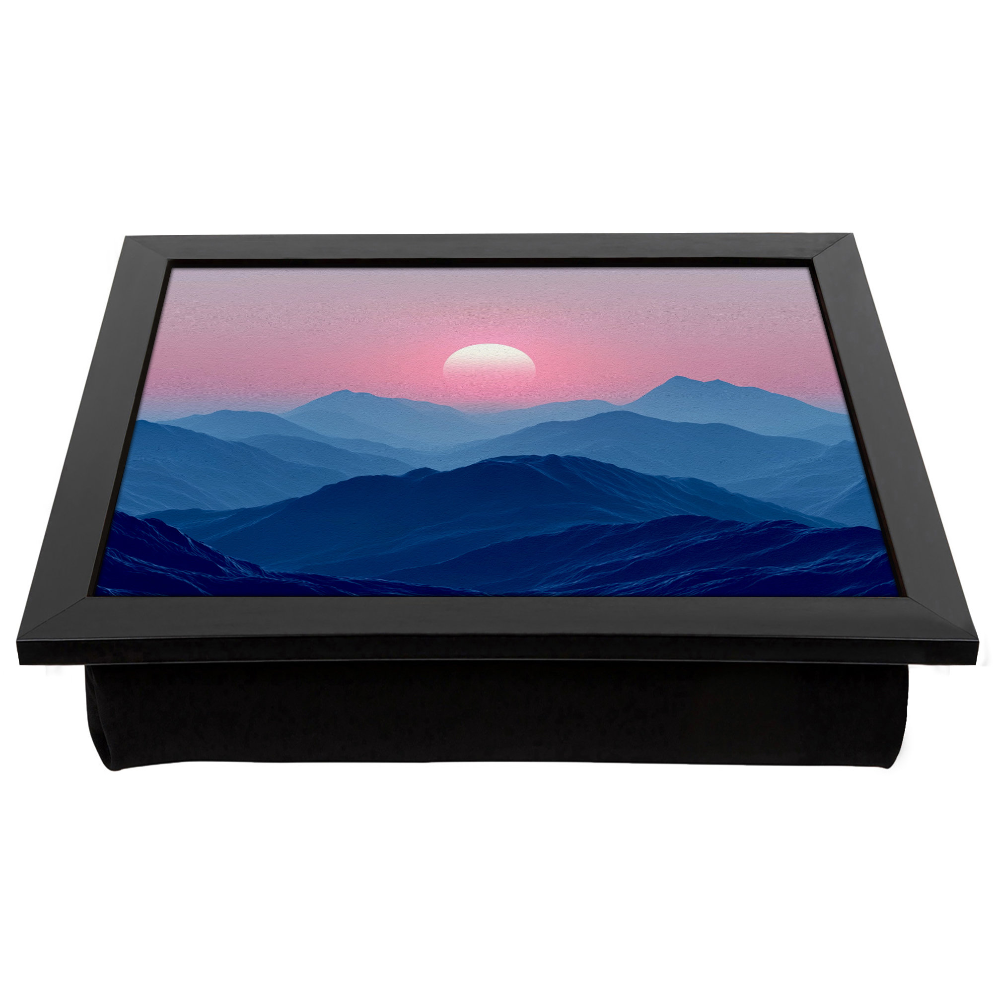 17 Stories Mountain Sunrise Lap Tray with Cushion | Wayfair.co.uk