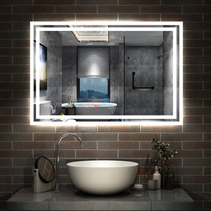 Metro Lane Brelle Rectangle Mirror | Wayfair.co.uk