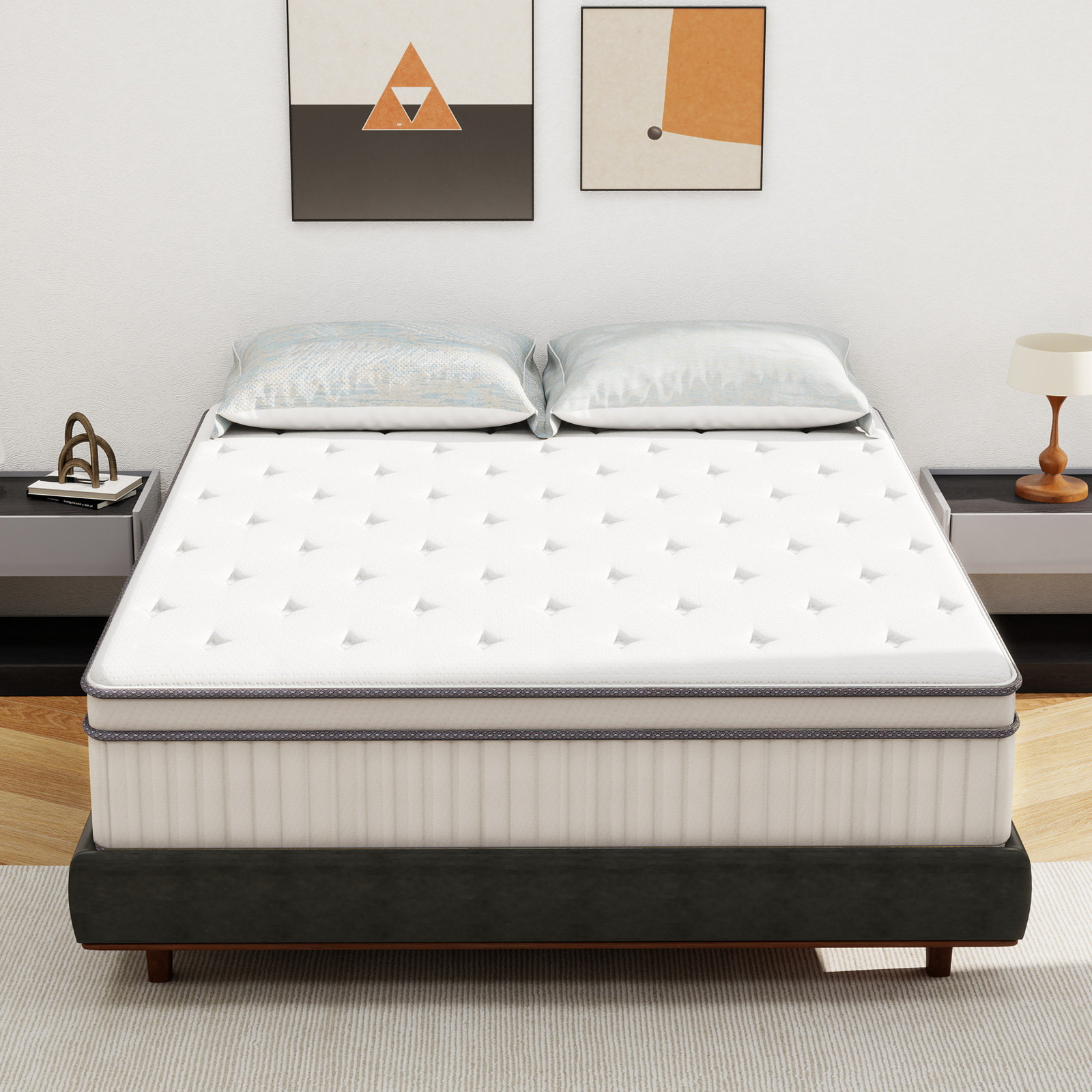 Alwyn Home Full Mattress,Memory Foam Hybrid 12 Inch Springs Mattresses ...