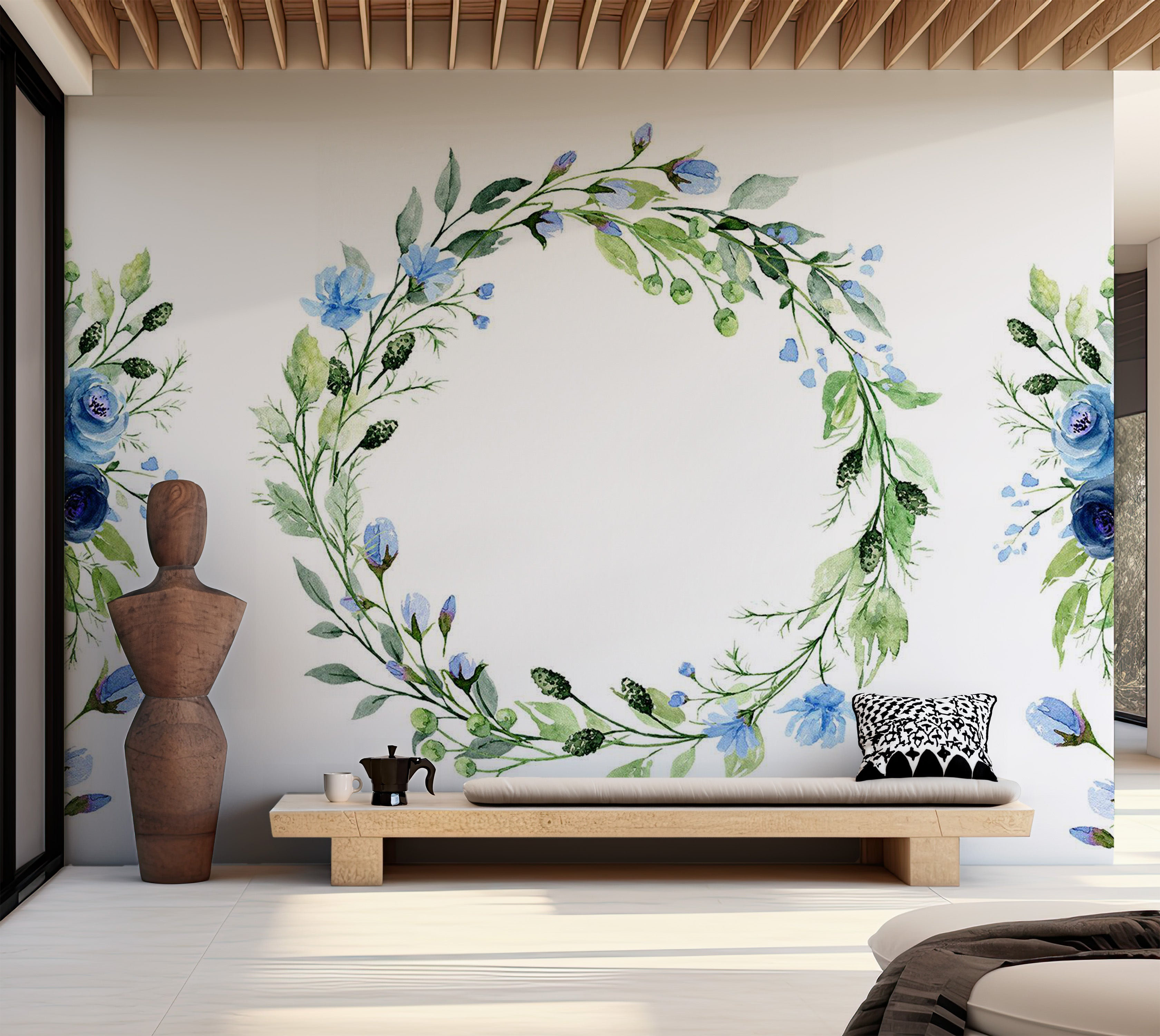 Wildon Home® Paitynn Peel & Stick Floral Wall Mural | Wayfair