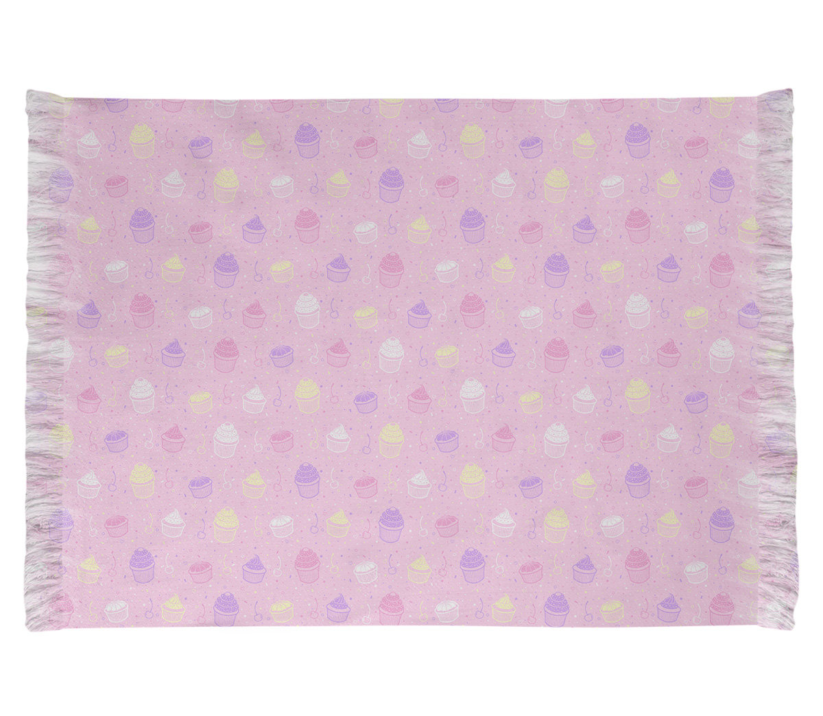 East Urban Home Mcguigan Classic Cupcake Pink Area Rug | Wayfair