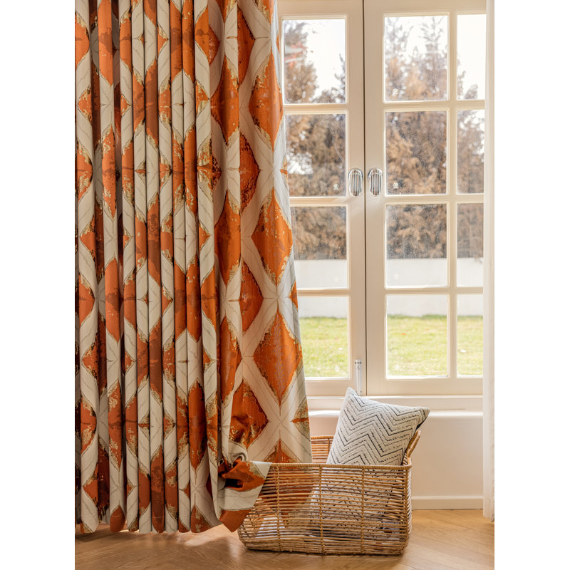 Visionary Home Rhea Polyester Room Darkening Curtain Pair | Wayfair