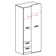 17 Stories Odda 2 Door Manufactured Wood Wardrobe | Wayfair.co.uk