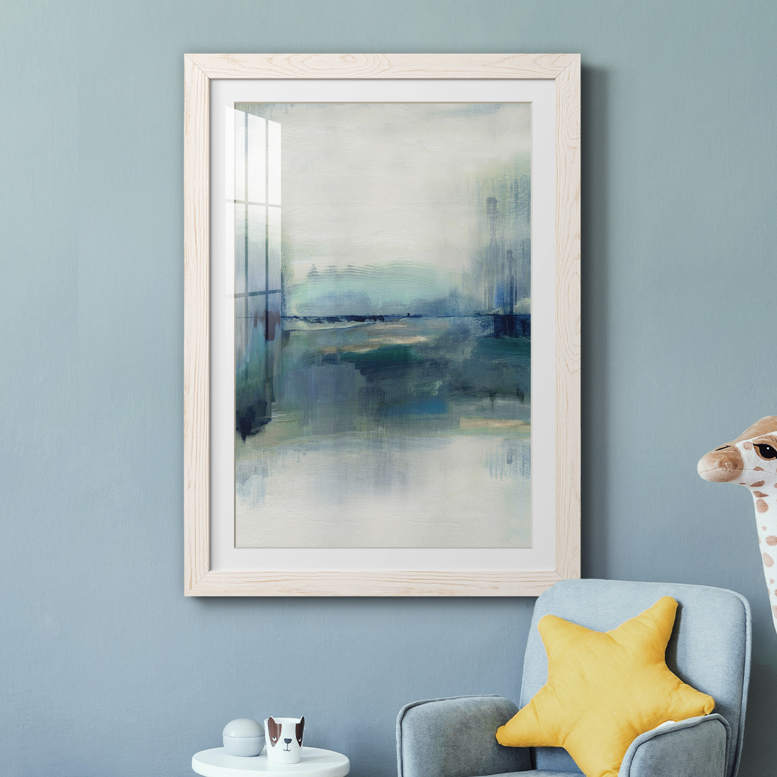 Wrought Studio™ Indigo Meadow - Picture Frame Print | Wayfair