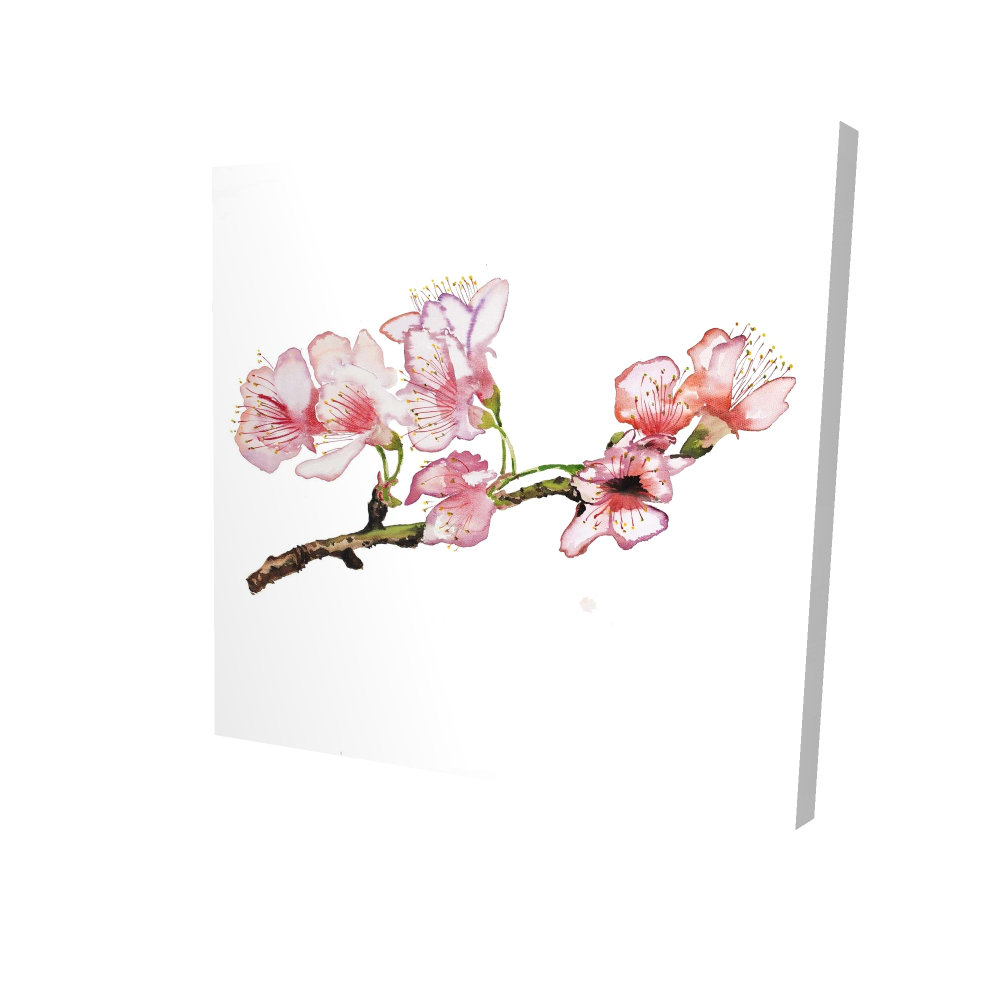 Begin Edition International Inc. Cherry Blossom Canvas - Pink Floral ...