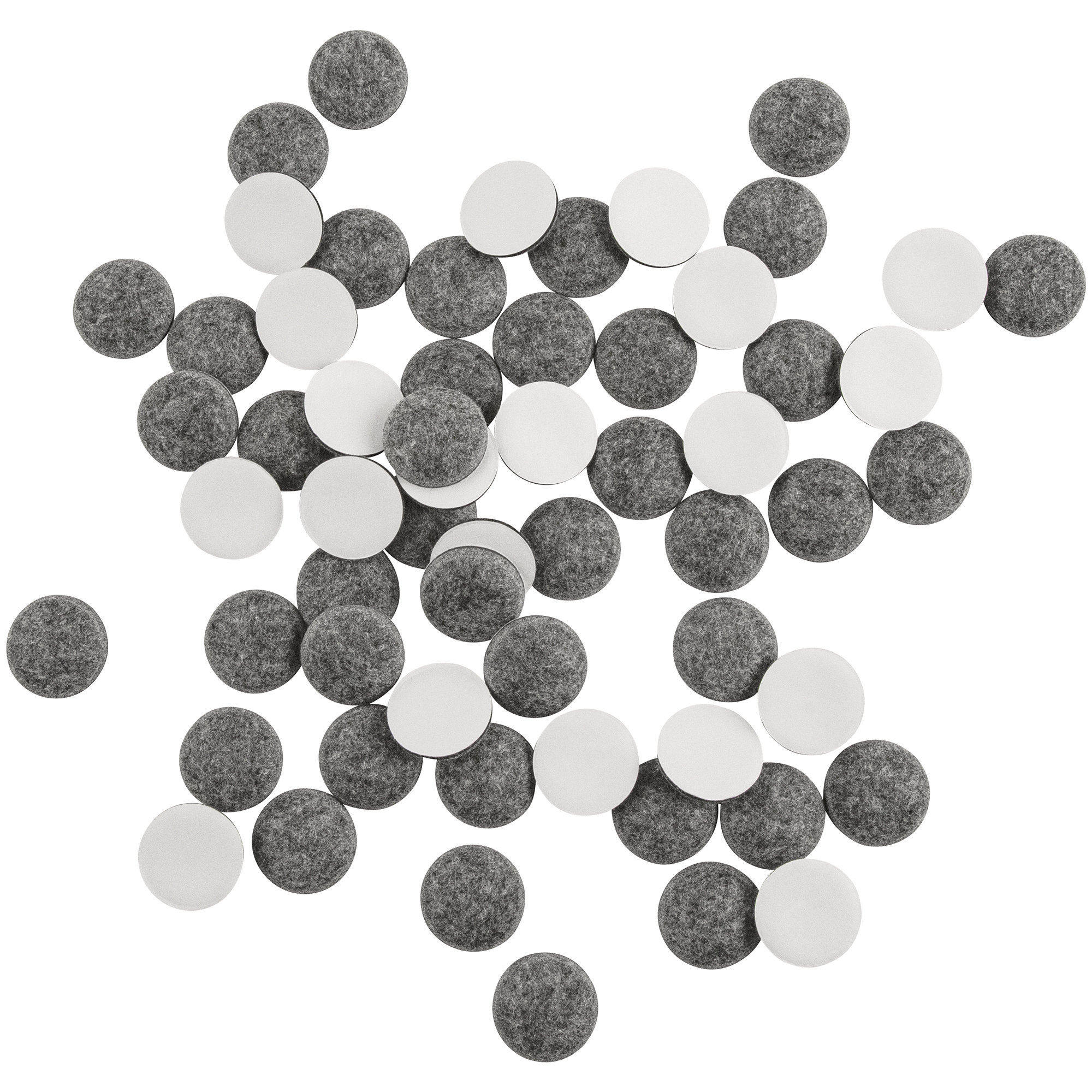 Softtouch Paquet de 60 pattes de meuble rondes en feutre et ...