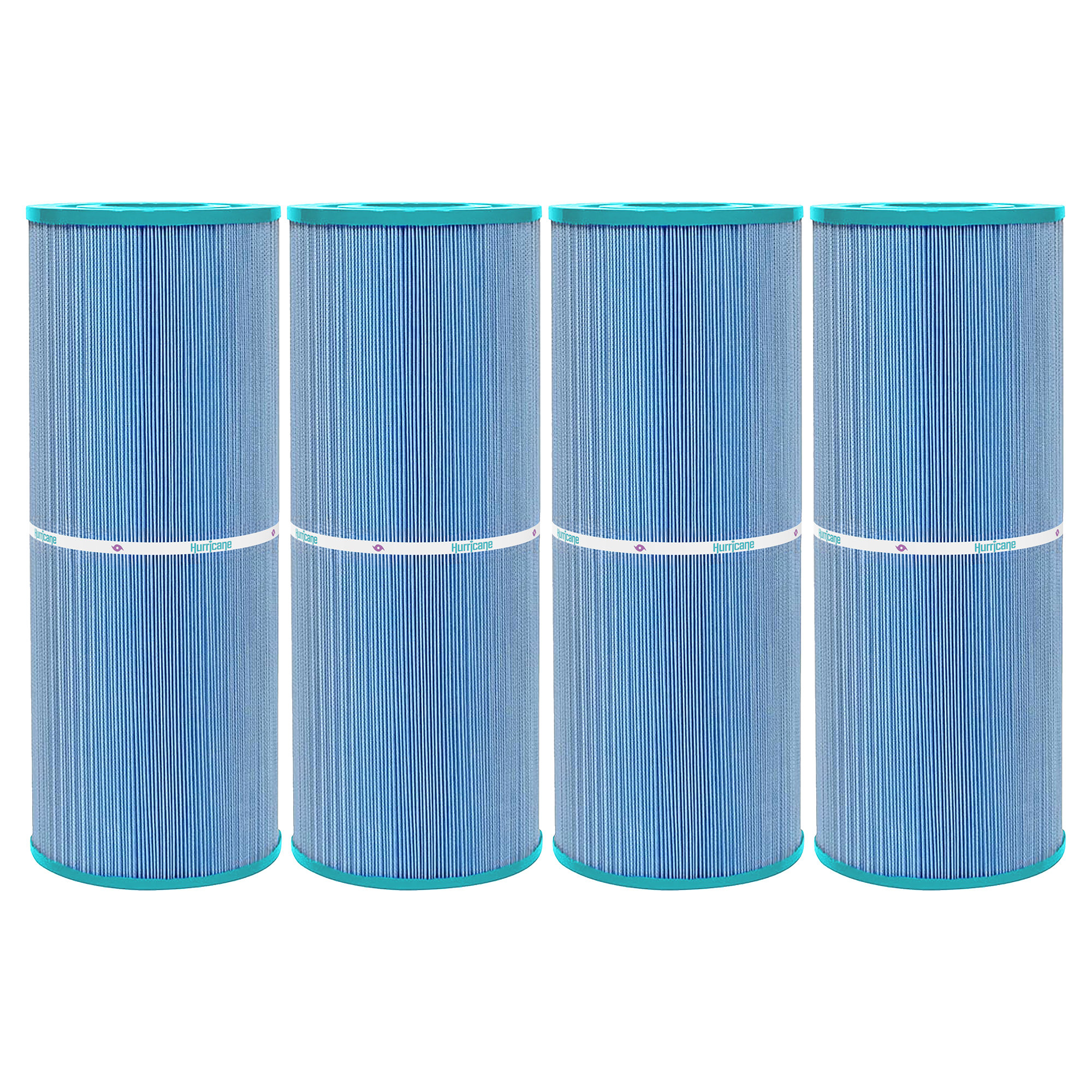 Hurricane 4 Pack HF4950-01M Elite Aseptic Pool Spa Filter Cartridge ...