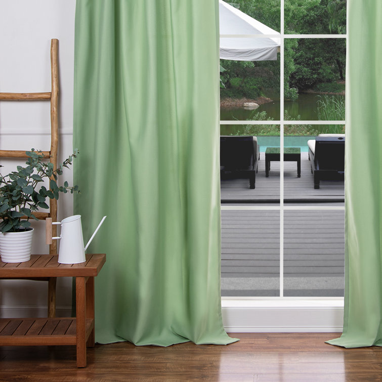 Latitude Run® Analese Outdoor Grommet Curtain & Reviews | Wayfair