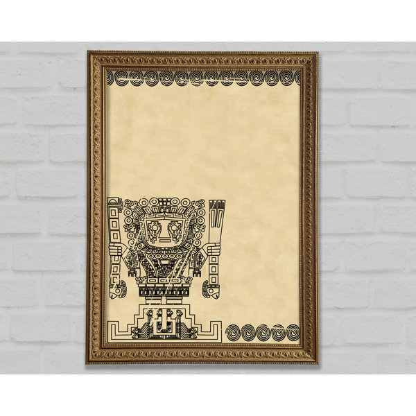 Latitude Vive Mayan Tribal Art - Single Picture Frame Art Prints ...