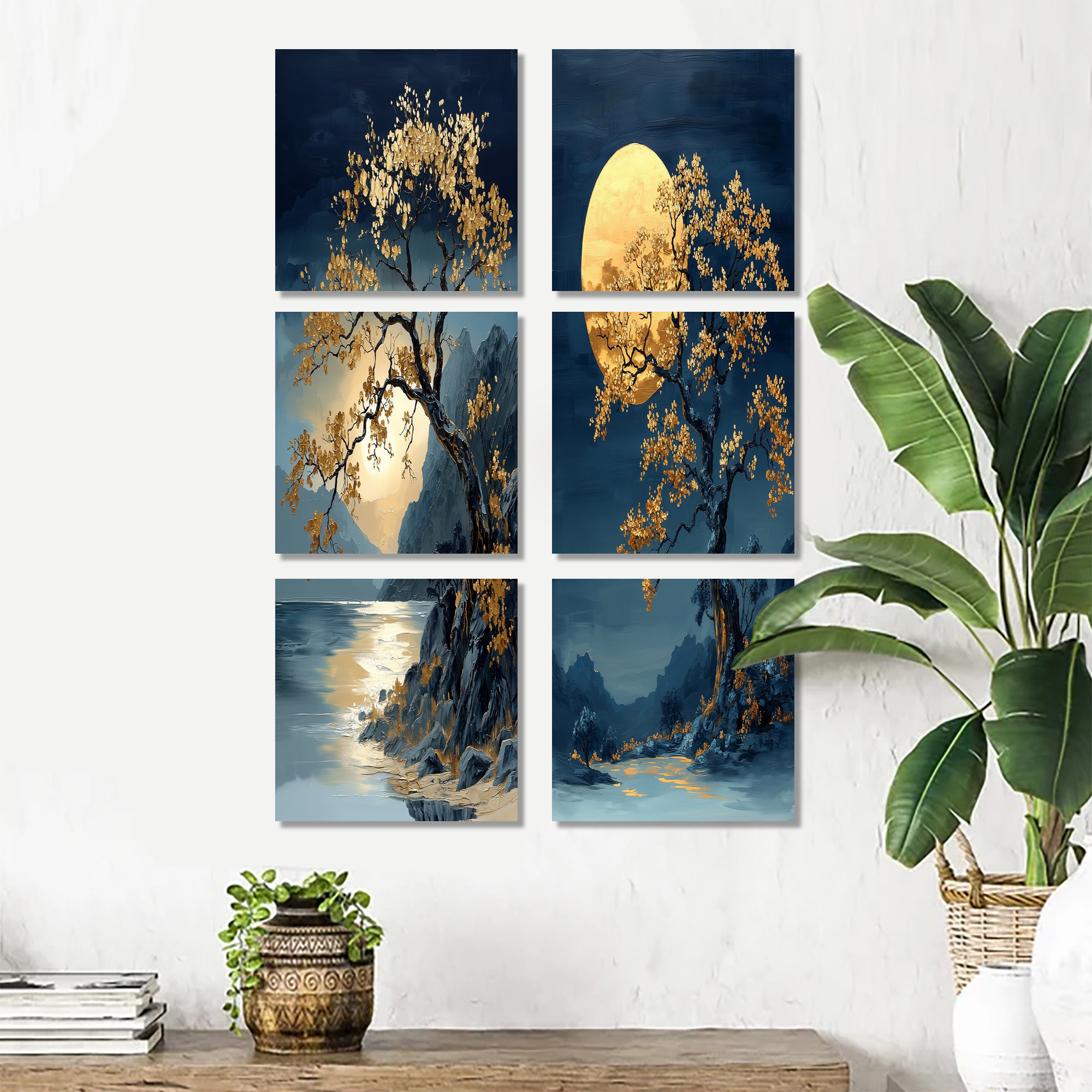 Lark Manor™ Kaylan - Tree African Wall Decor Set Of 6 | Wayfair