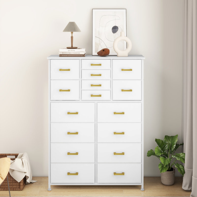 17 Stories Kelsea 16 - Drawer Dresser, Chest of Drawers,Tall Dresser ...
