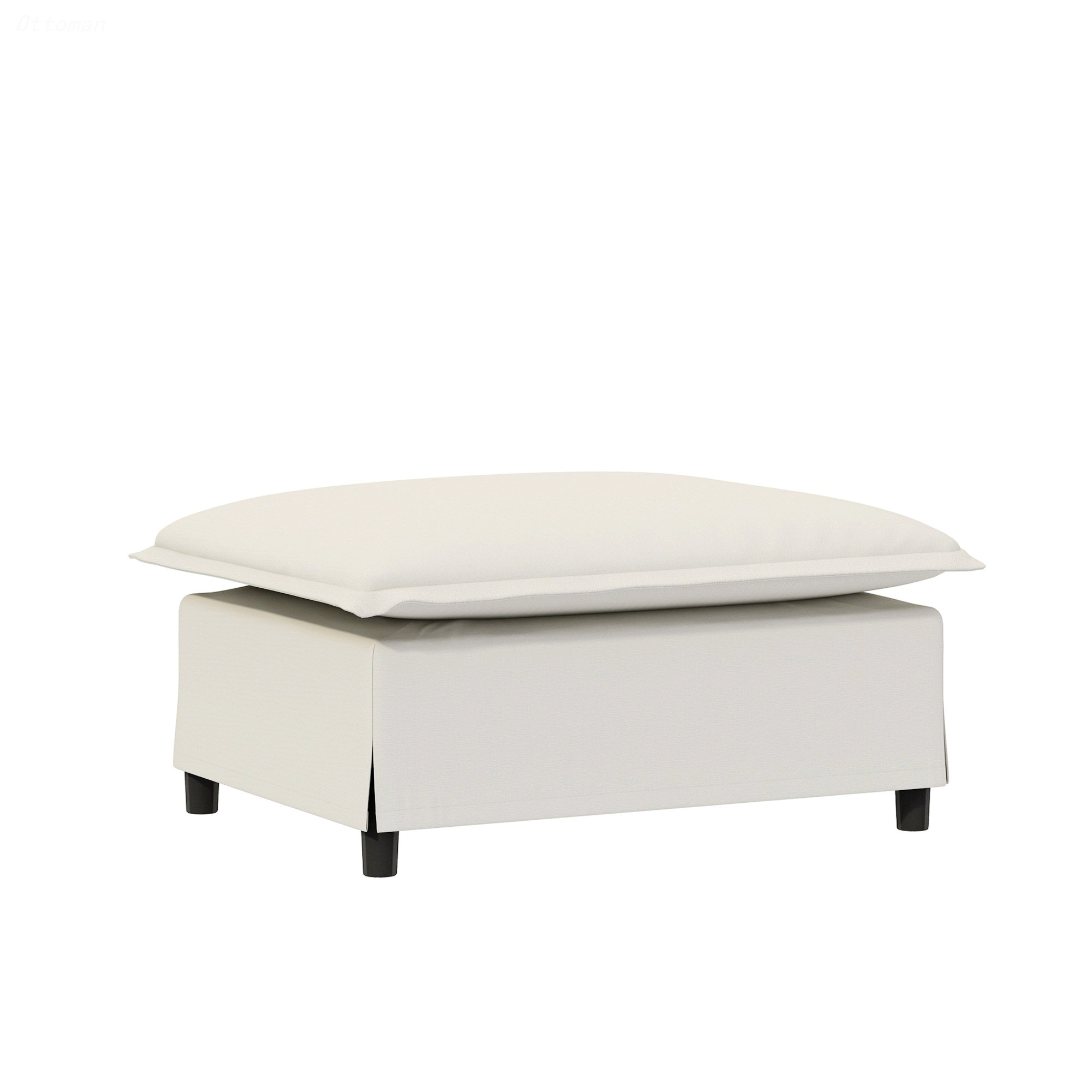 Dakota Fields Single Ottoman, Upholstered Footstool For Home | Wayfair
