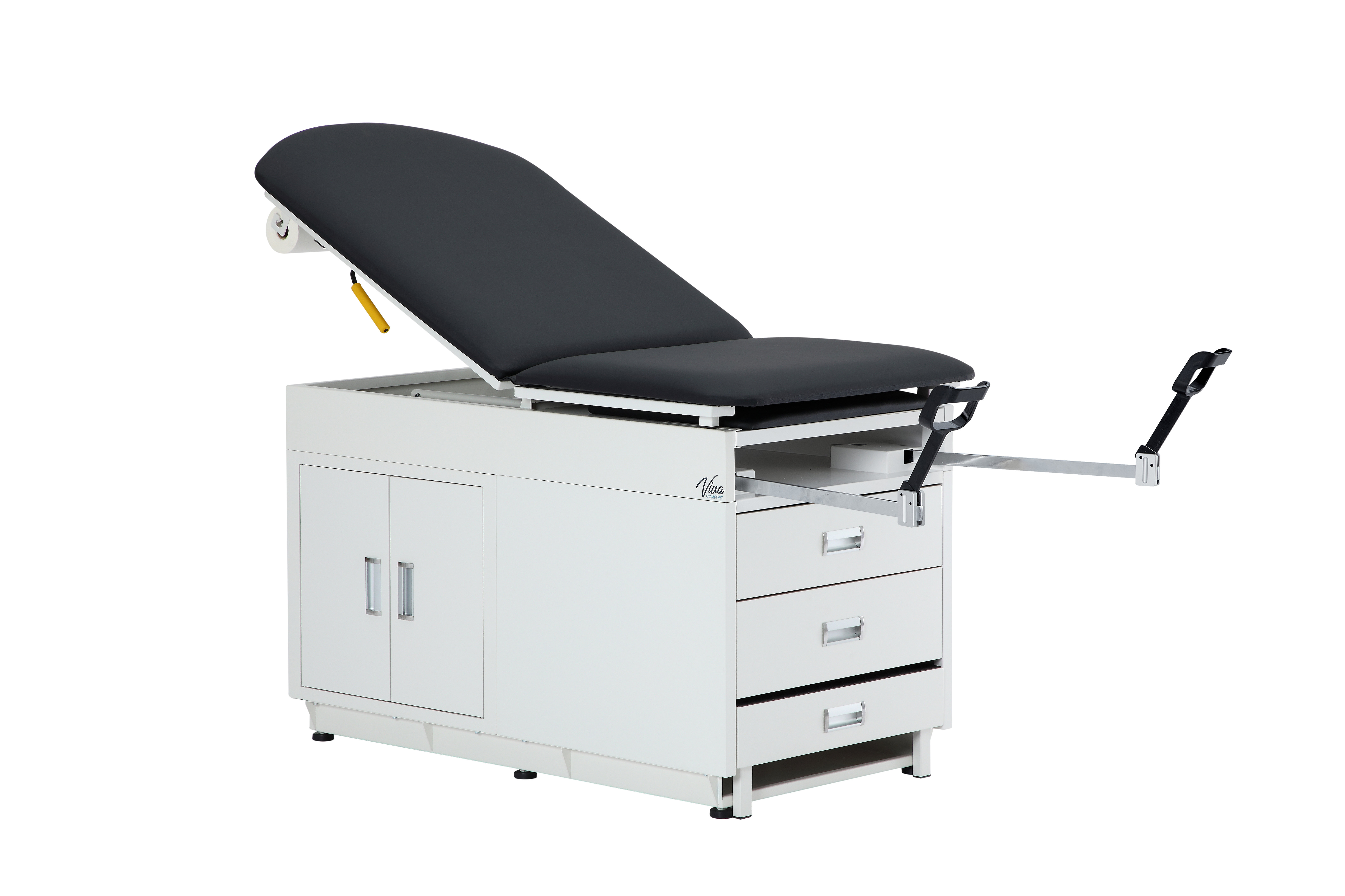Alwyn Home Physician Exam Table w/ Steel Cabinet, Step Stool ...