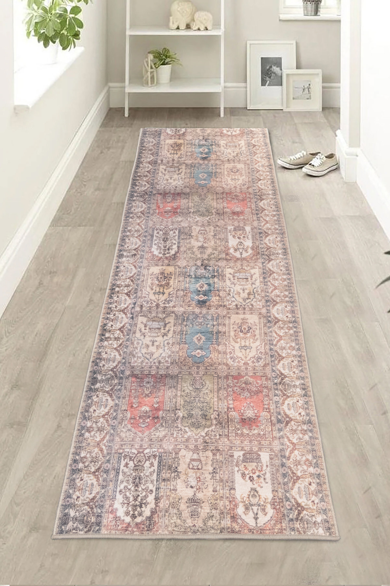 Union Rustic Kimmika Oriental Turkish Kilim Canvas Backing Hotel ...