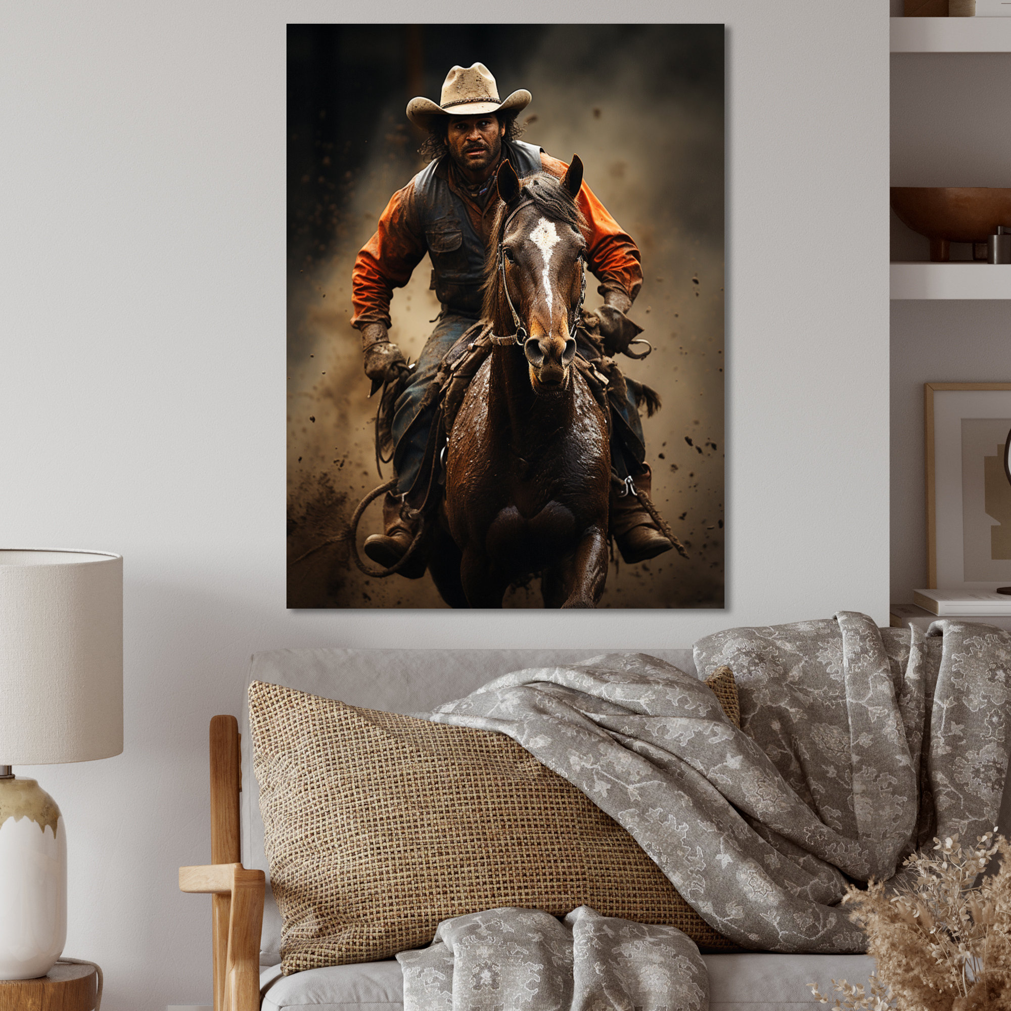 Union Rustic Canada Calgary Rodeo II - Animals Metal Wall Art - Wayfair ...