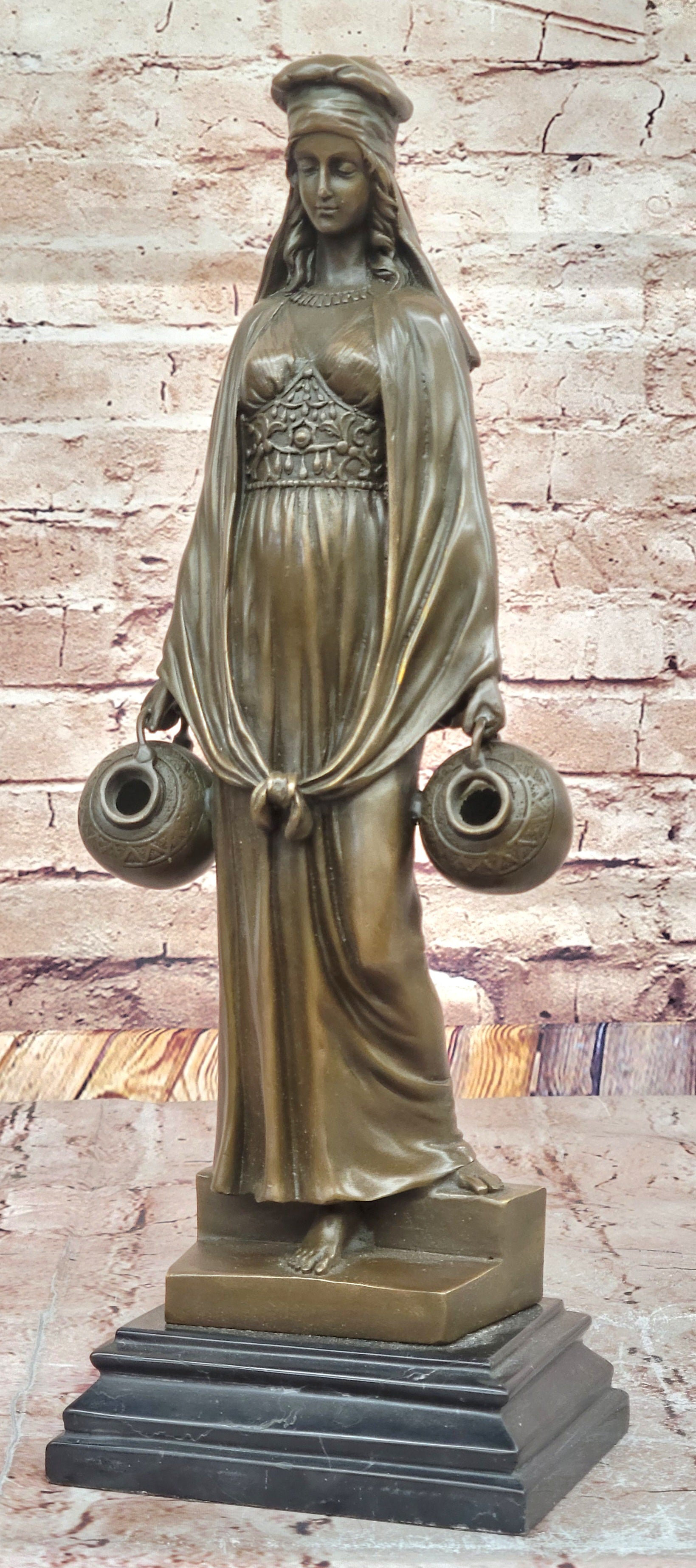 Canora Grey Aldo Vitaleh Water Carrier after Dominique Alonzo – Bronze ...